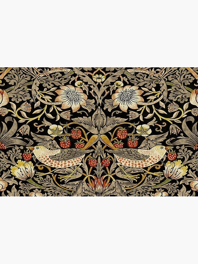 William Morris- strawberry thief design Zipper Pouch