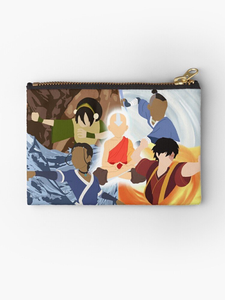 Team Avatar Bending Zipper Pouch