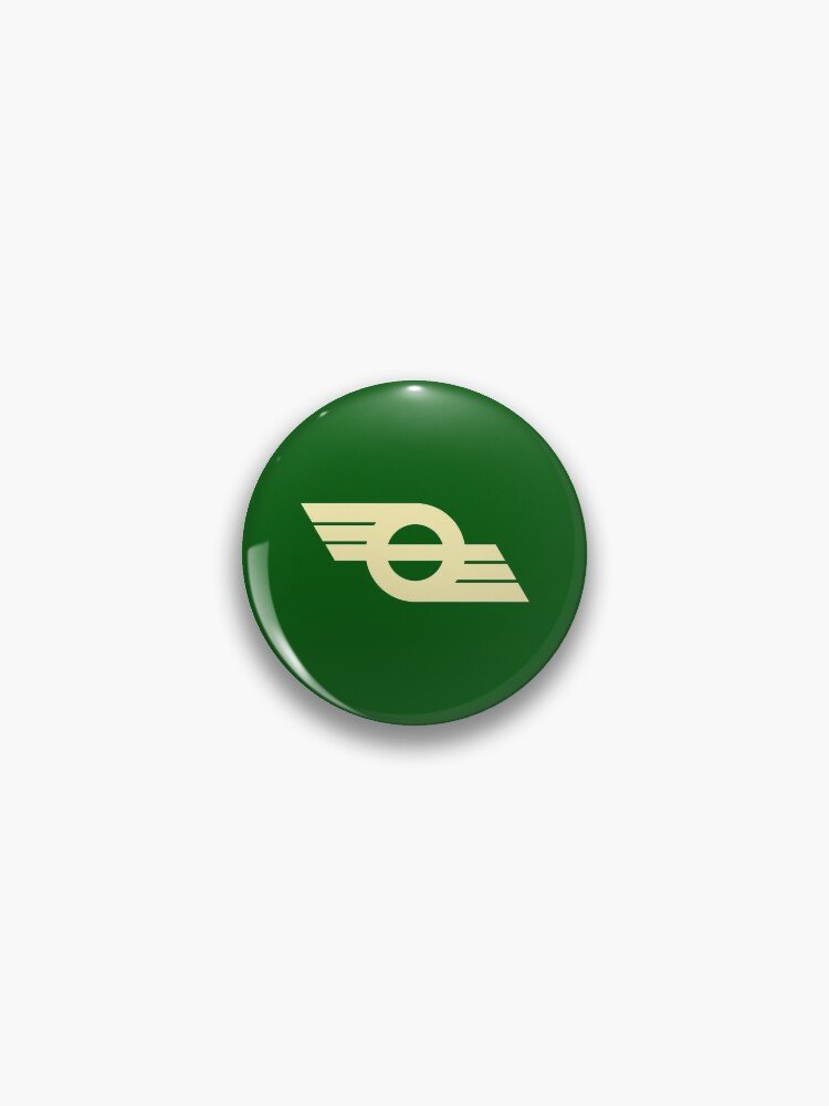 1944 - 1964 CIE Irish Railway Logo (Black) Pin