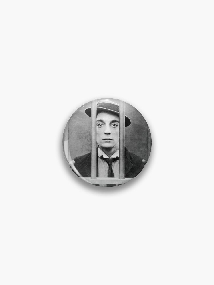 Buster Keaton - Cops - BW Vintage - D17 Pin
