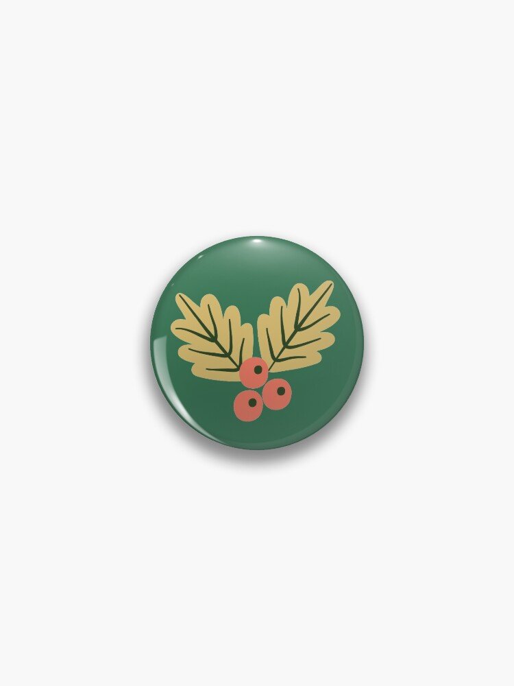 Christmas Holly Berries Pin