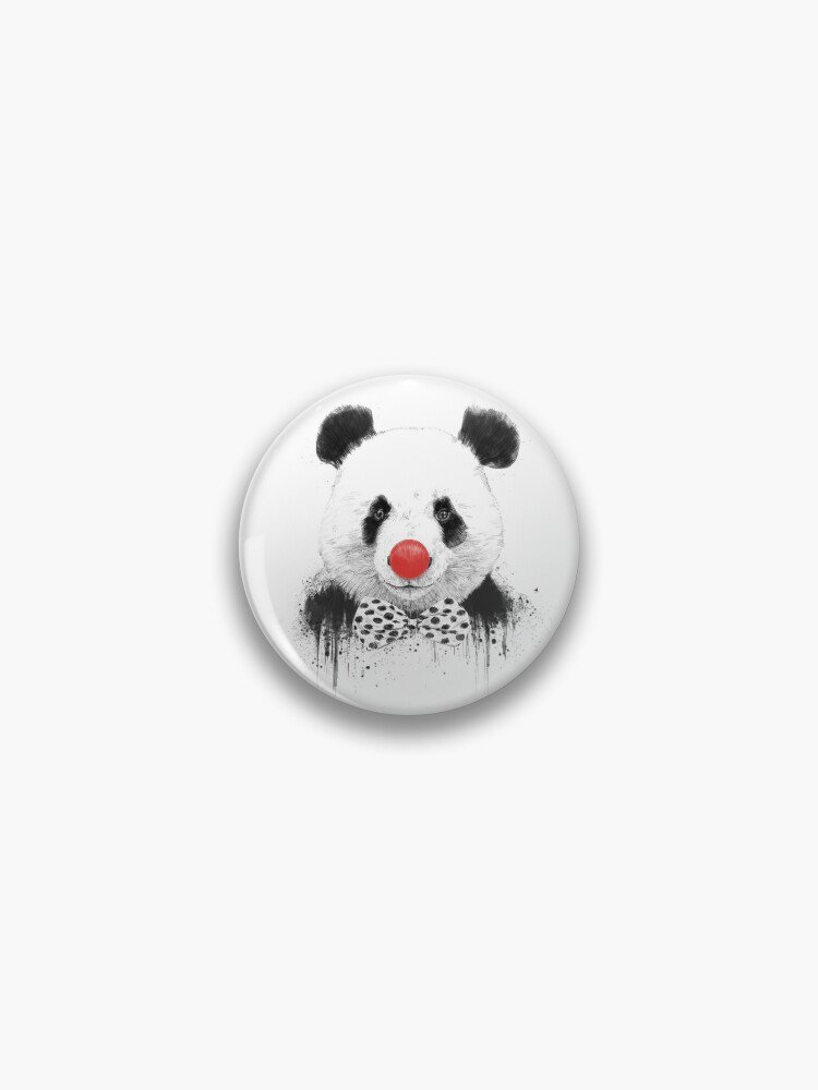 Clown panda Pin