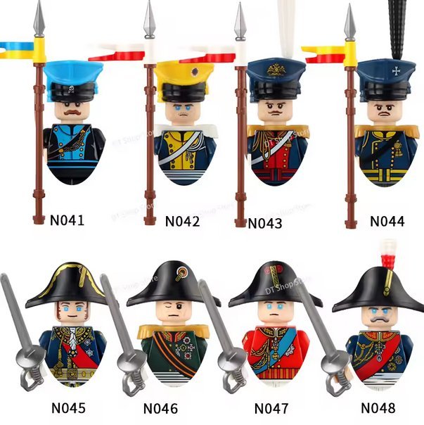 Napoleonic Wars Military Soldiers Building Blocks action Figures French