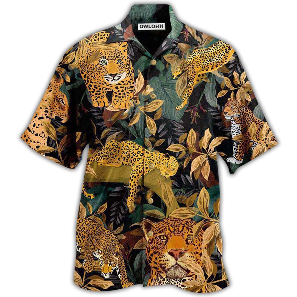 Leopard Animals Proud Leopard Natural Print - Hawaiian Shirt