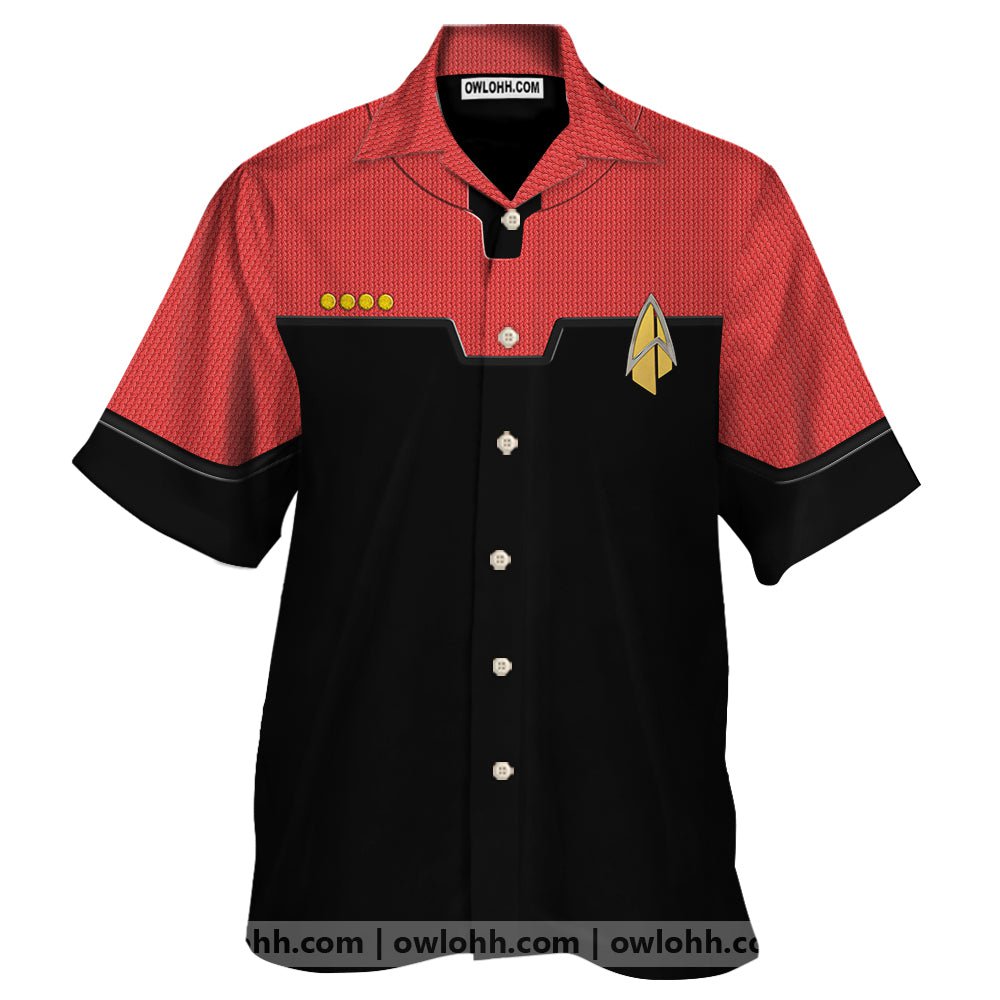 Star Trek Starfleet Command Uniform Cool - Hawaiian Shirt