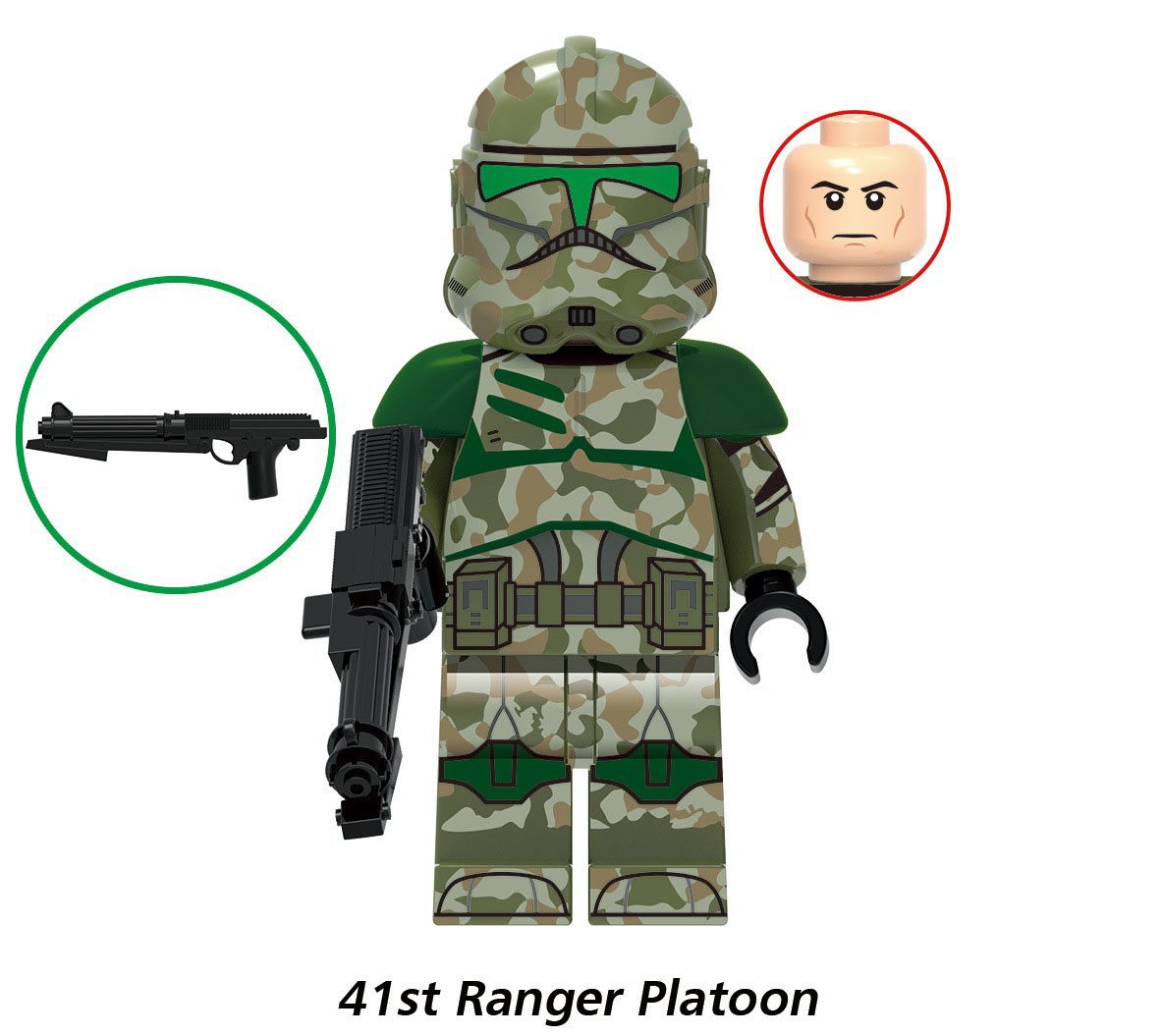 10pcs 41st Elite Corps 41st Ranger Platoon Star Wars Minifigure Toys