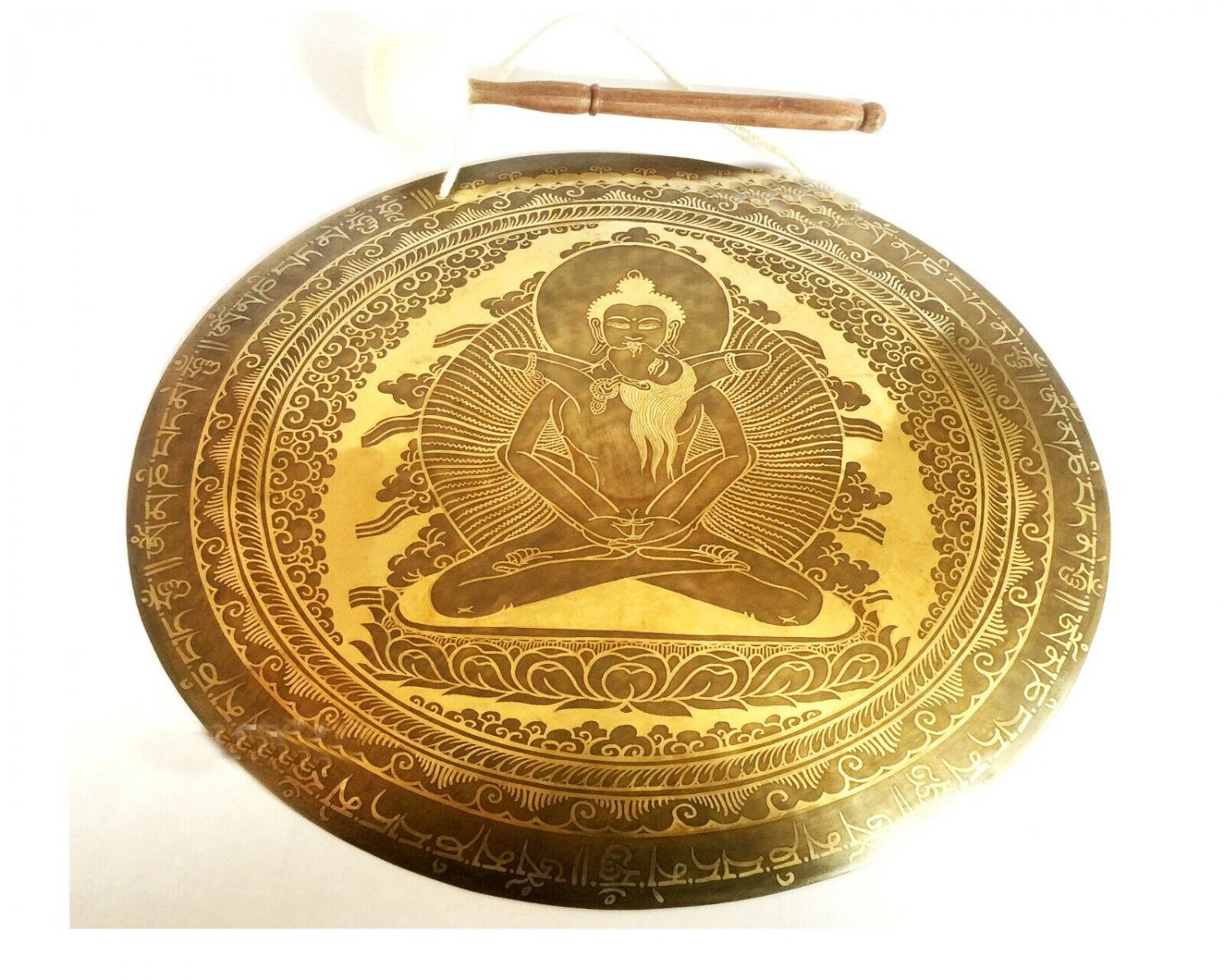 20 Inch Buddha Shakti Temple Gong - Sound Healing Meditation Yoga ...