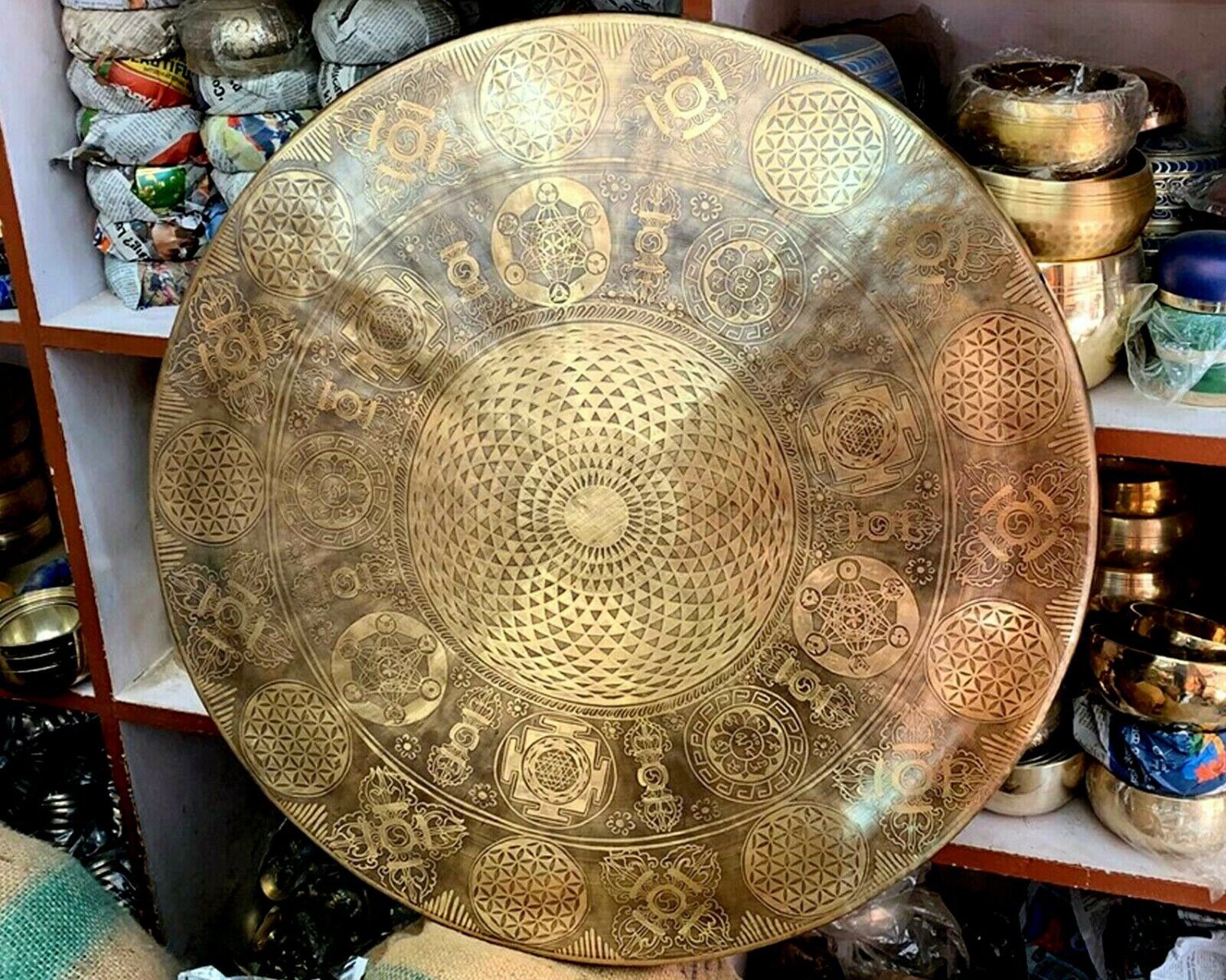24 inch flower of life gong - Sound Healing Meditation - Tibetan Gong ...