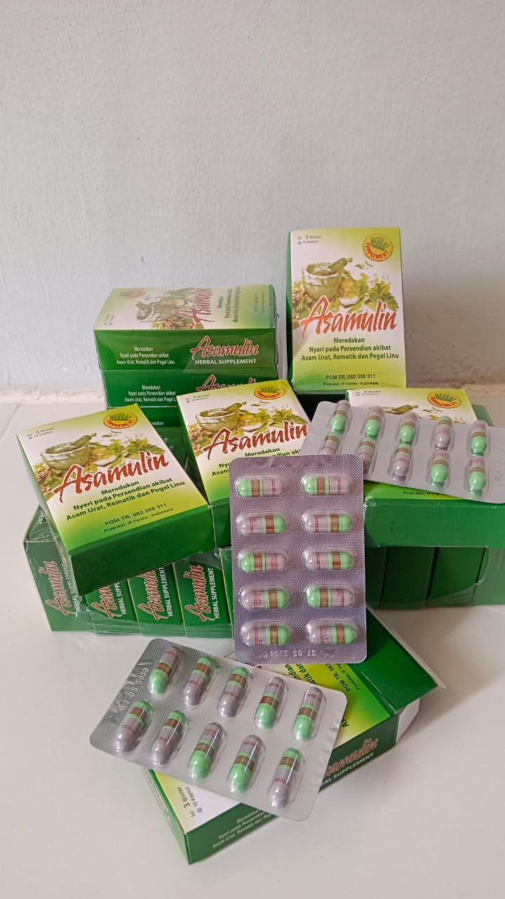 12 BOXES ORIGINAL 100% ASAMULIN FOR uric acid, rheumatism, rheumatic pain