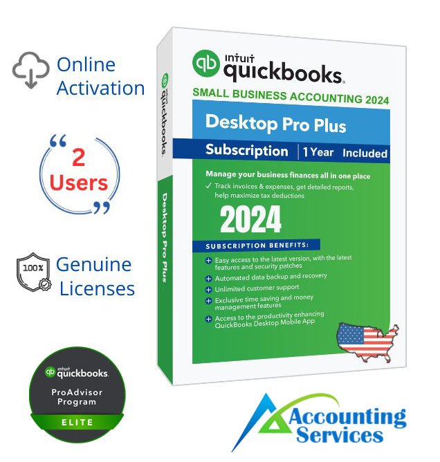 Quickbooks Desktop Pro Plus 2024 - Original - 3 Year Subscription ...