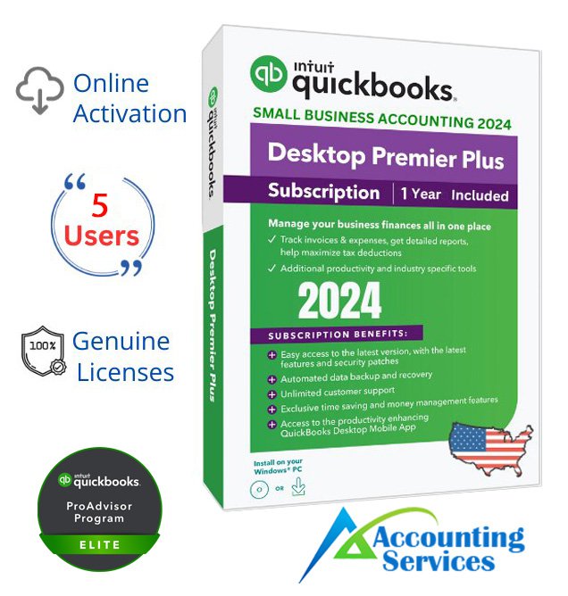 Quickbooks Desktop Premier Plus 2024 - Original - 3 Year Subscription ...