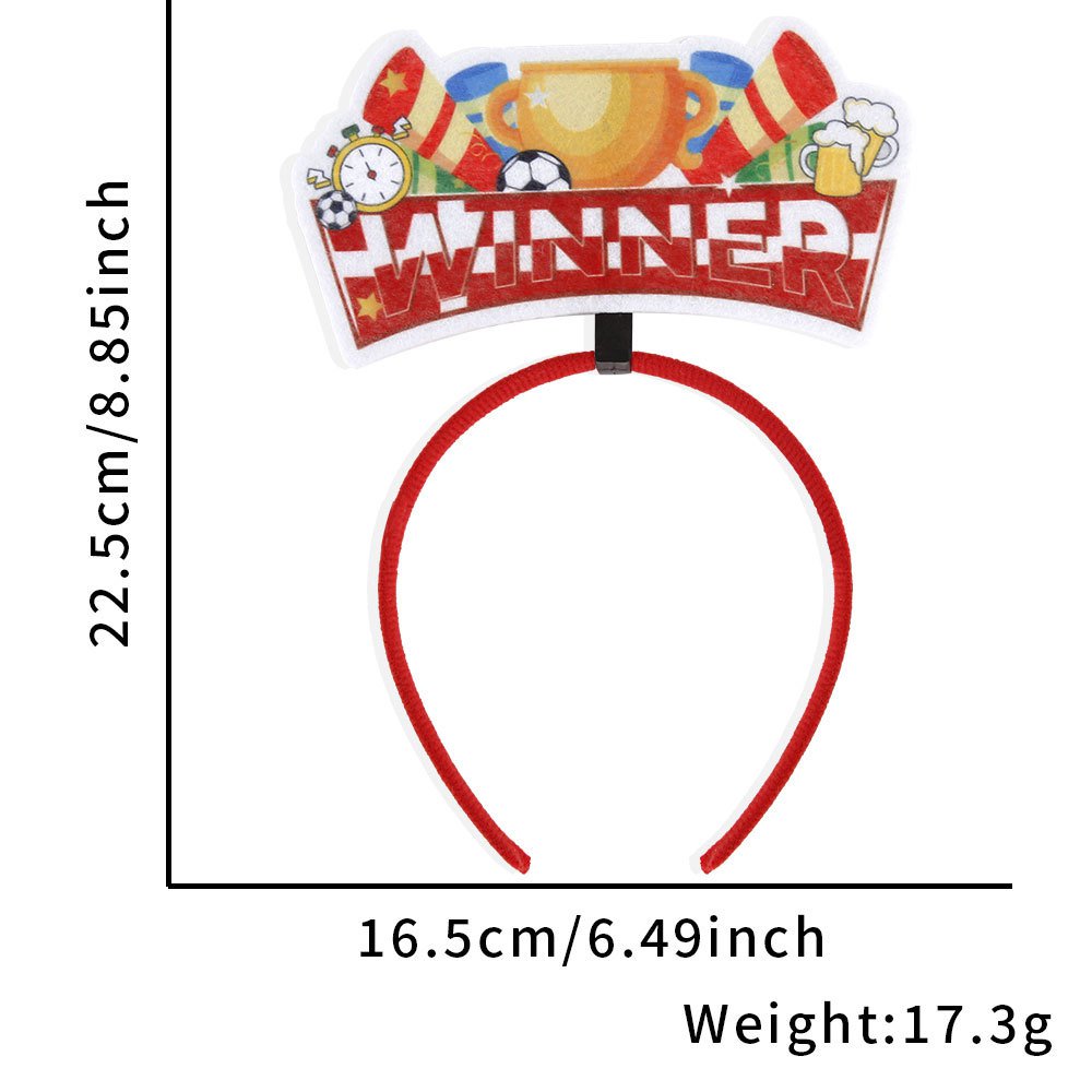 Fan headband football club party cheer props cheerleading headband (7)