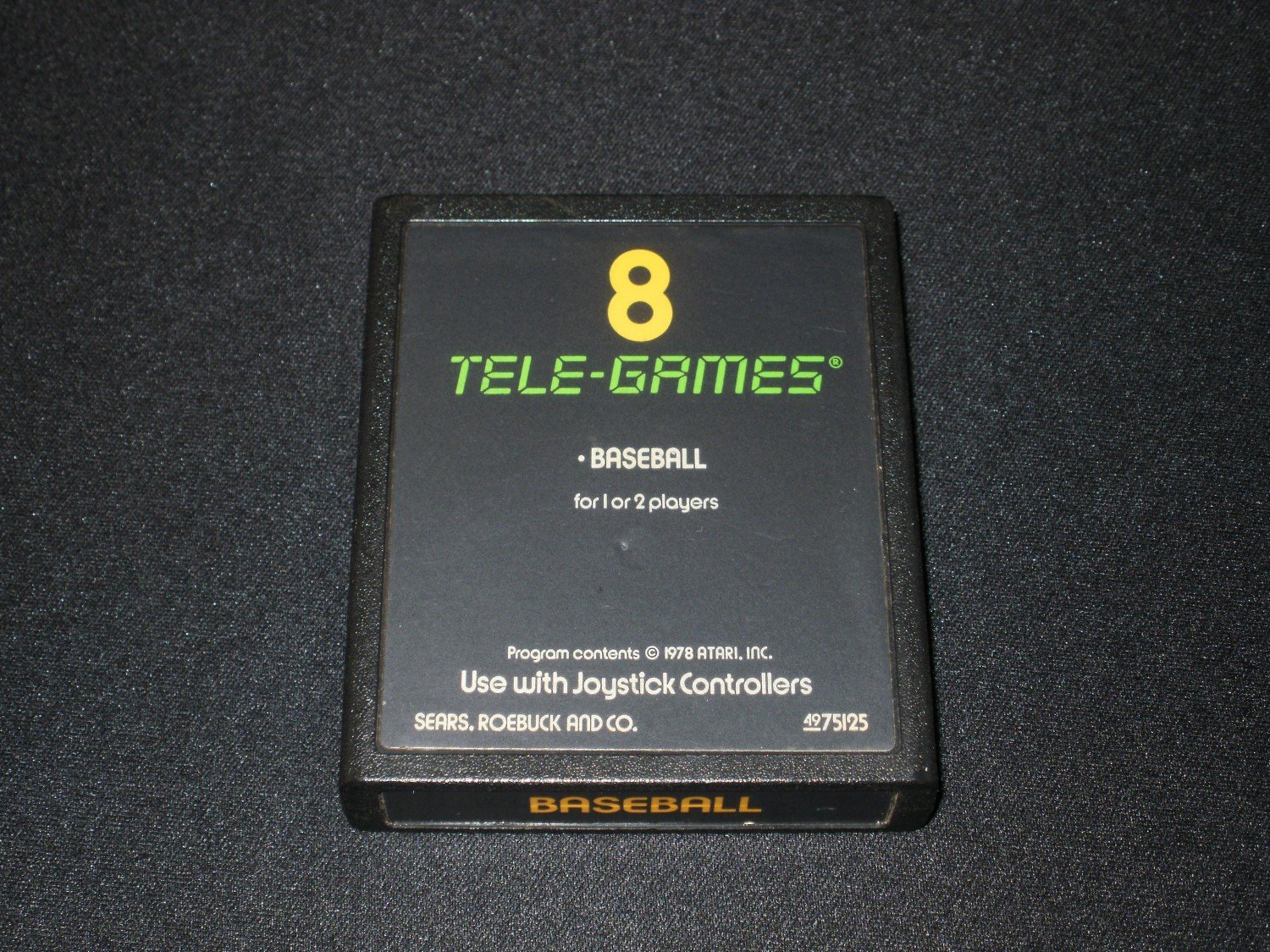 Baseball - Atari 2600 - Sears 1978 Text Label Version