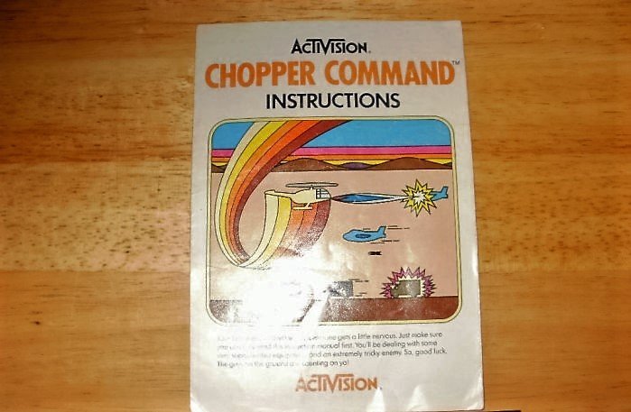 Chopper Command - Atari 2600 Manual