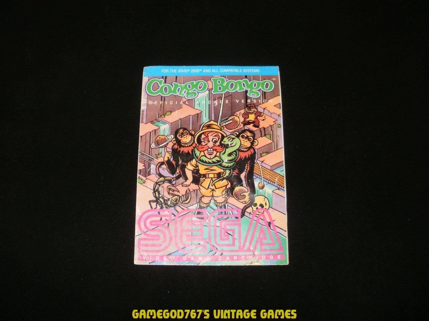 Congo Bongo - Atari 2600 - Manual Only