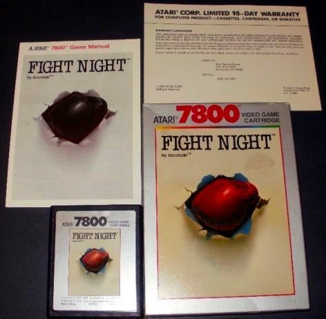 Fight Night - Atari 7800 - Complete
