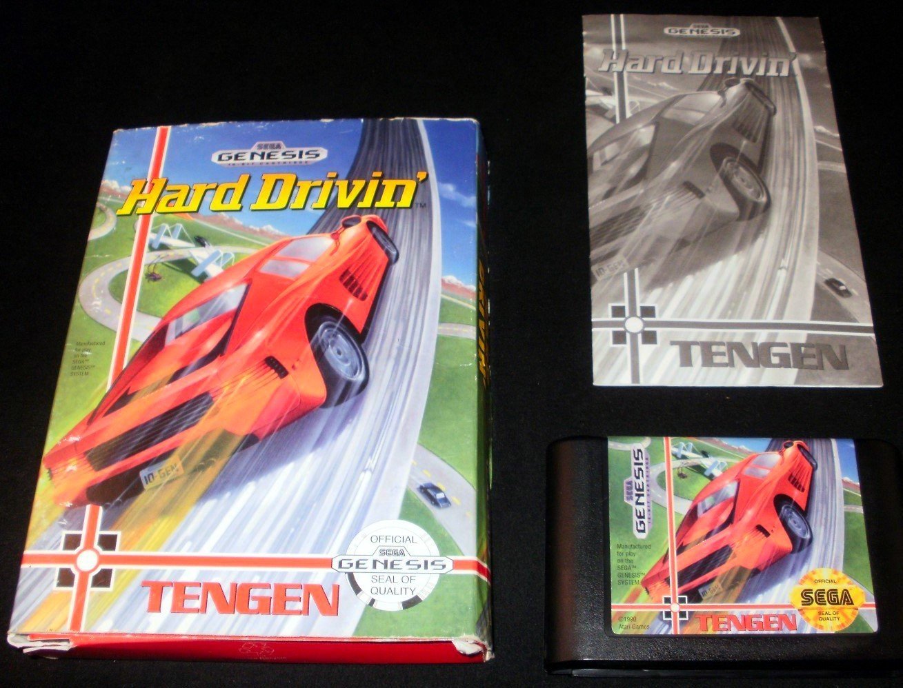Hard Drivin - Sega Genesis - Complete CIB(2)