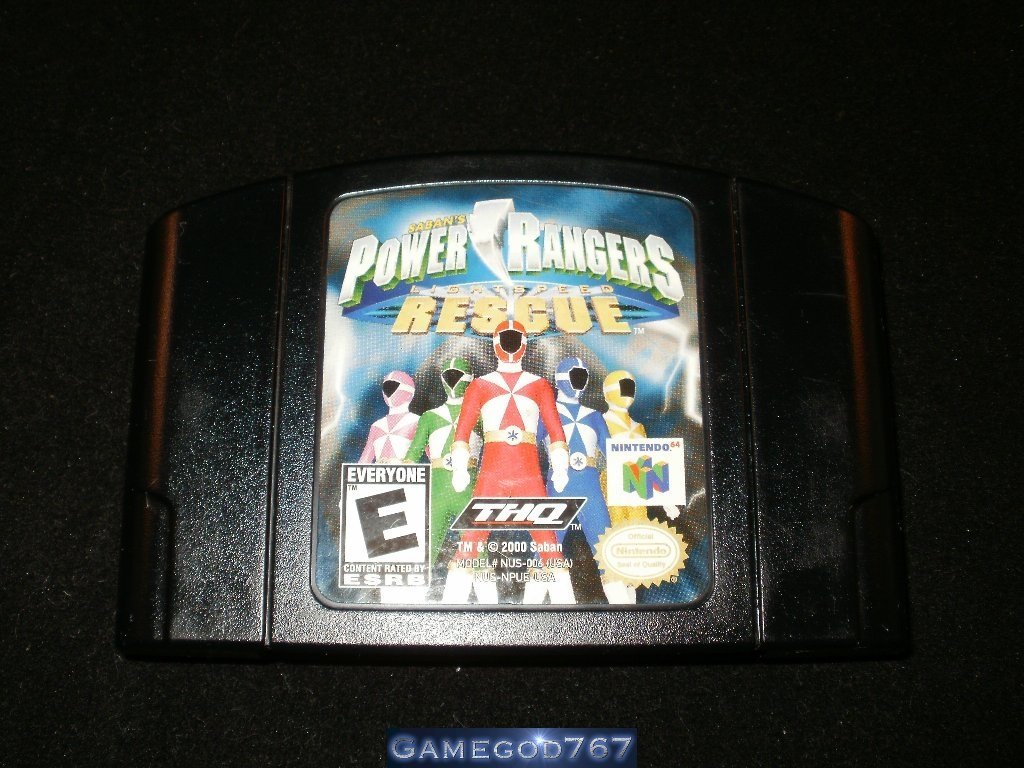 Power Rangers Lightspeed Rescue - N64 Nintendo