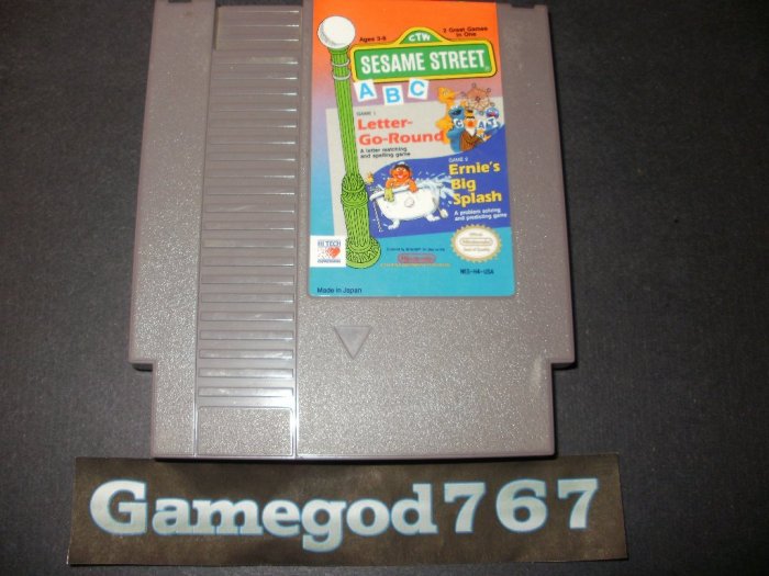 Sesame Street ABC - Nintendo NES(1)
