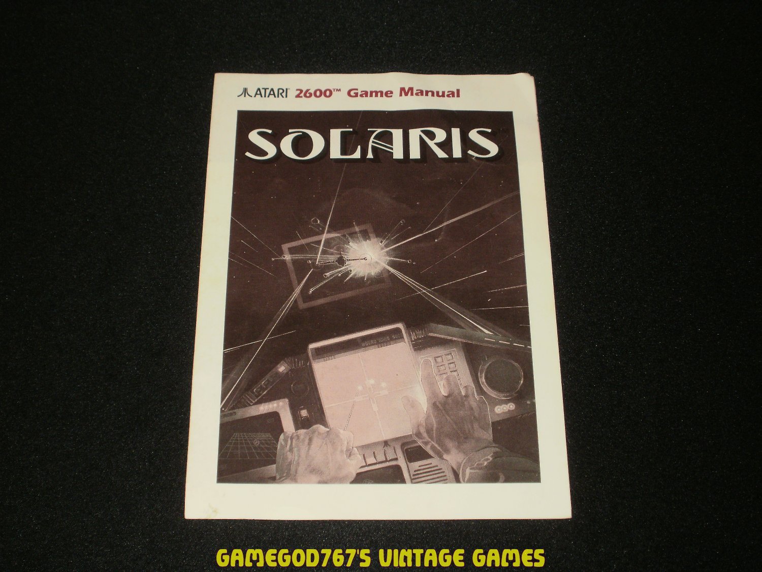 Solaris - Atari 2600 - 1988 Manual Only