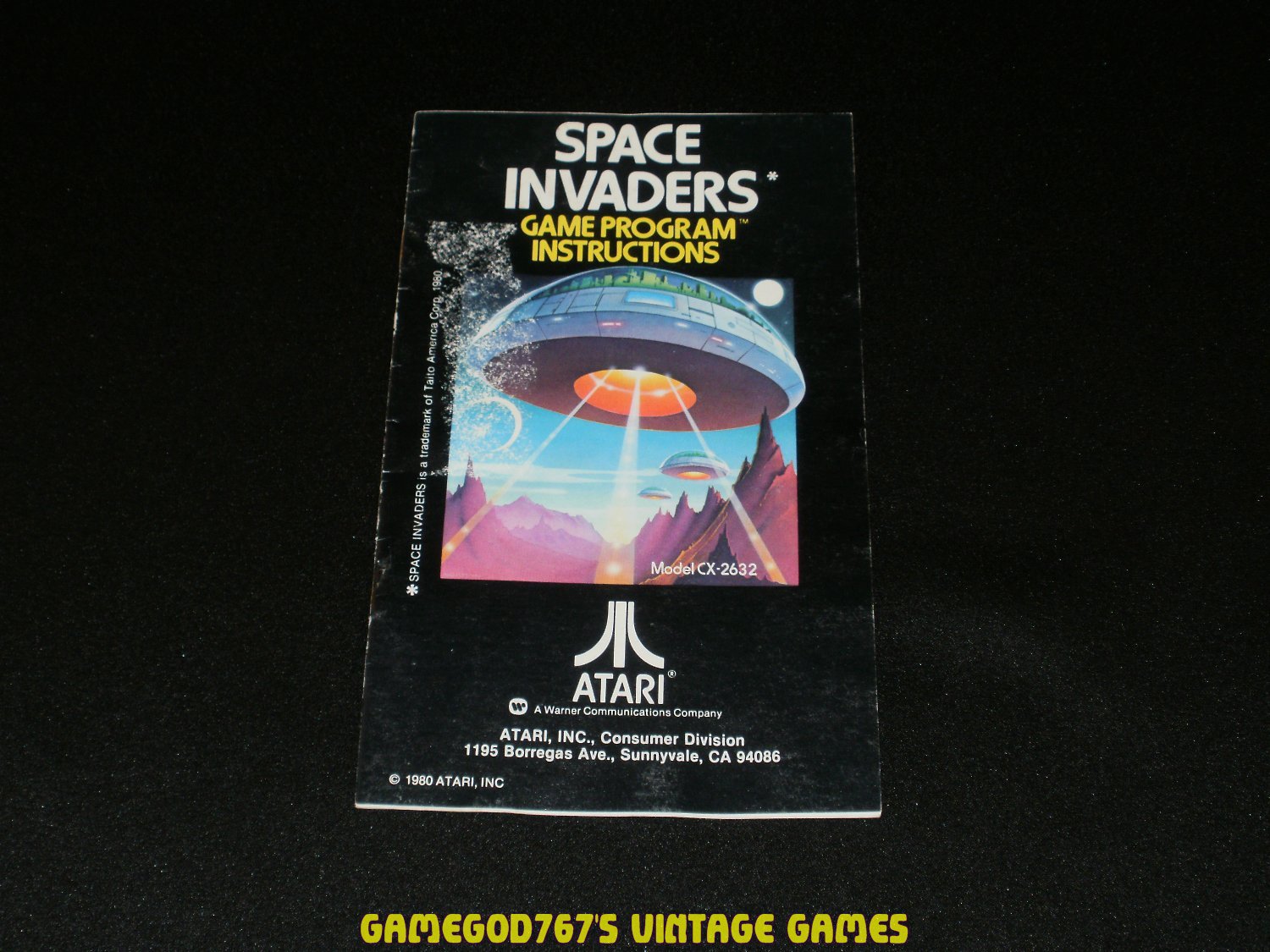 Space Invaders - Atari 2600 - 1980 Manual Only(2)