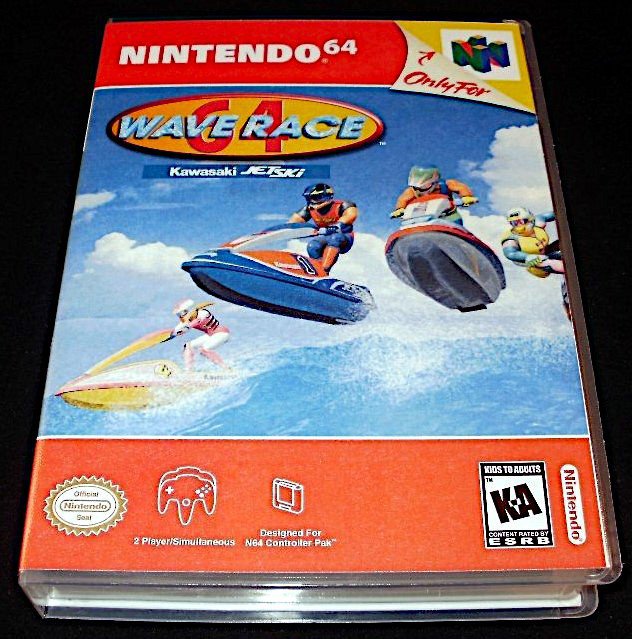 Wave Race 64 - N64 Nintendo - With Manual & Custom Case(2)