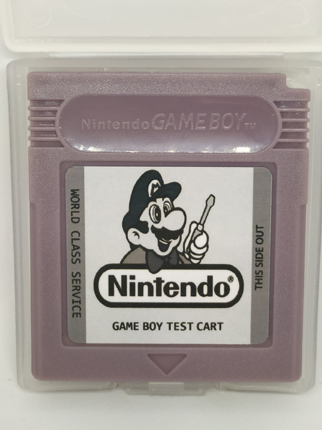Nintendo GameBoy Test Cartridge Gameboy World Class Service Cart