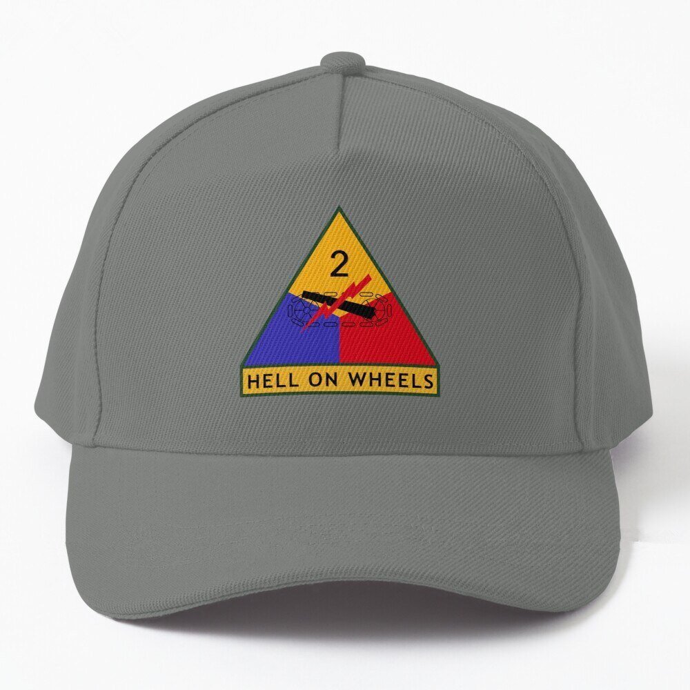 Mens 2Nd Armored Division Hell On Wheels United States Army Baseball ...