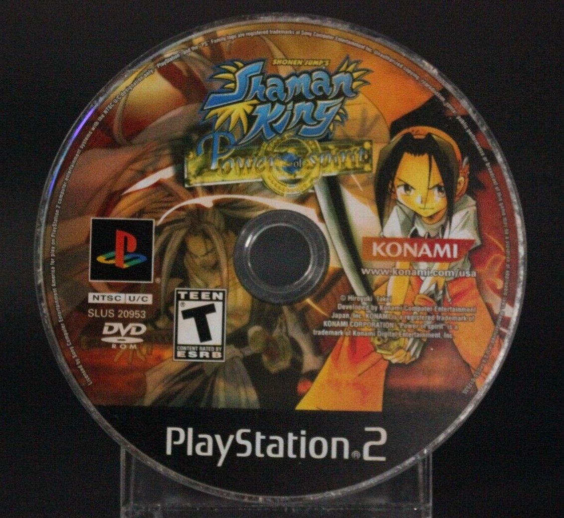 Shaman King Power of Spirit Playstation 2 PS2 Video Game Disc Only
