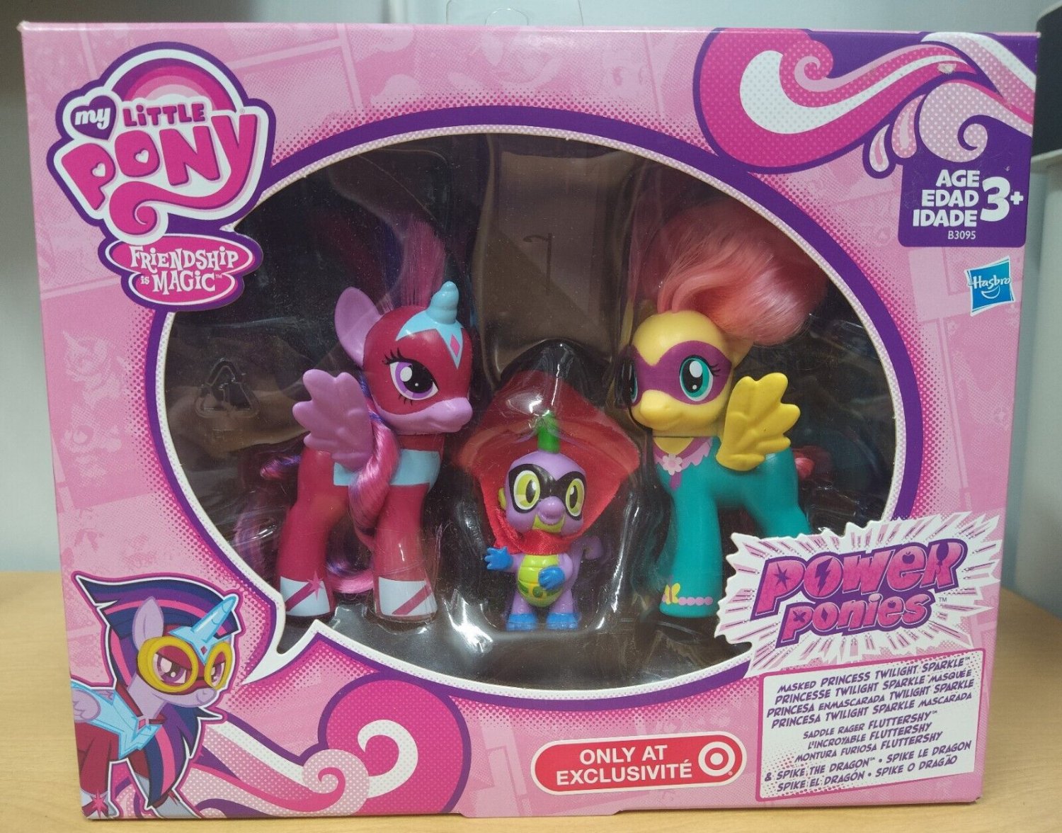My Little Pony Power Ponies Princess Twilight Fluttershy Spike Target ...
