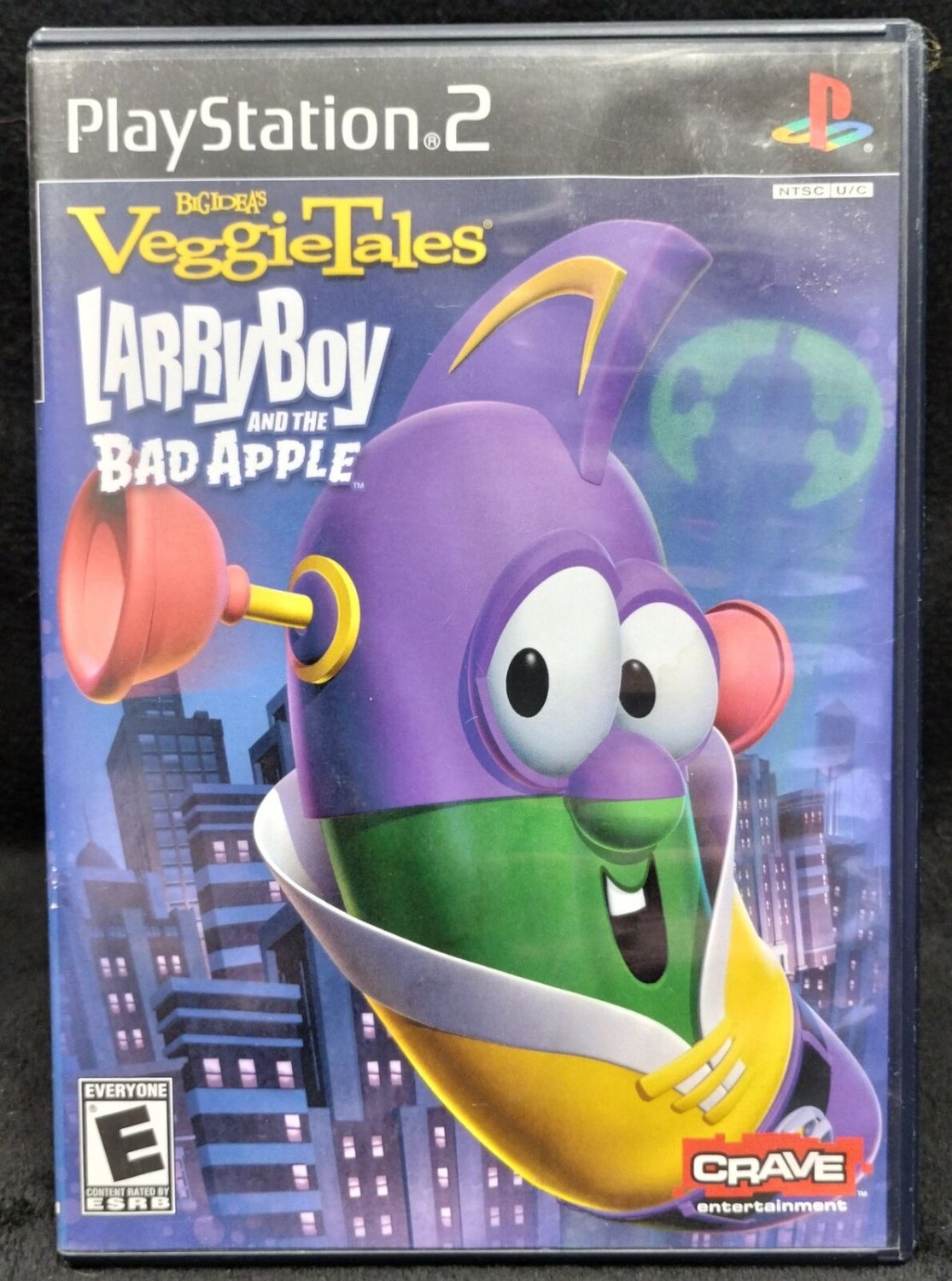 Veggie Tales Larry Boy and the Bad Apple (PlayStation 2, 2006) Complete PS2
