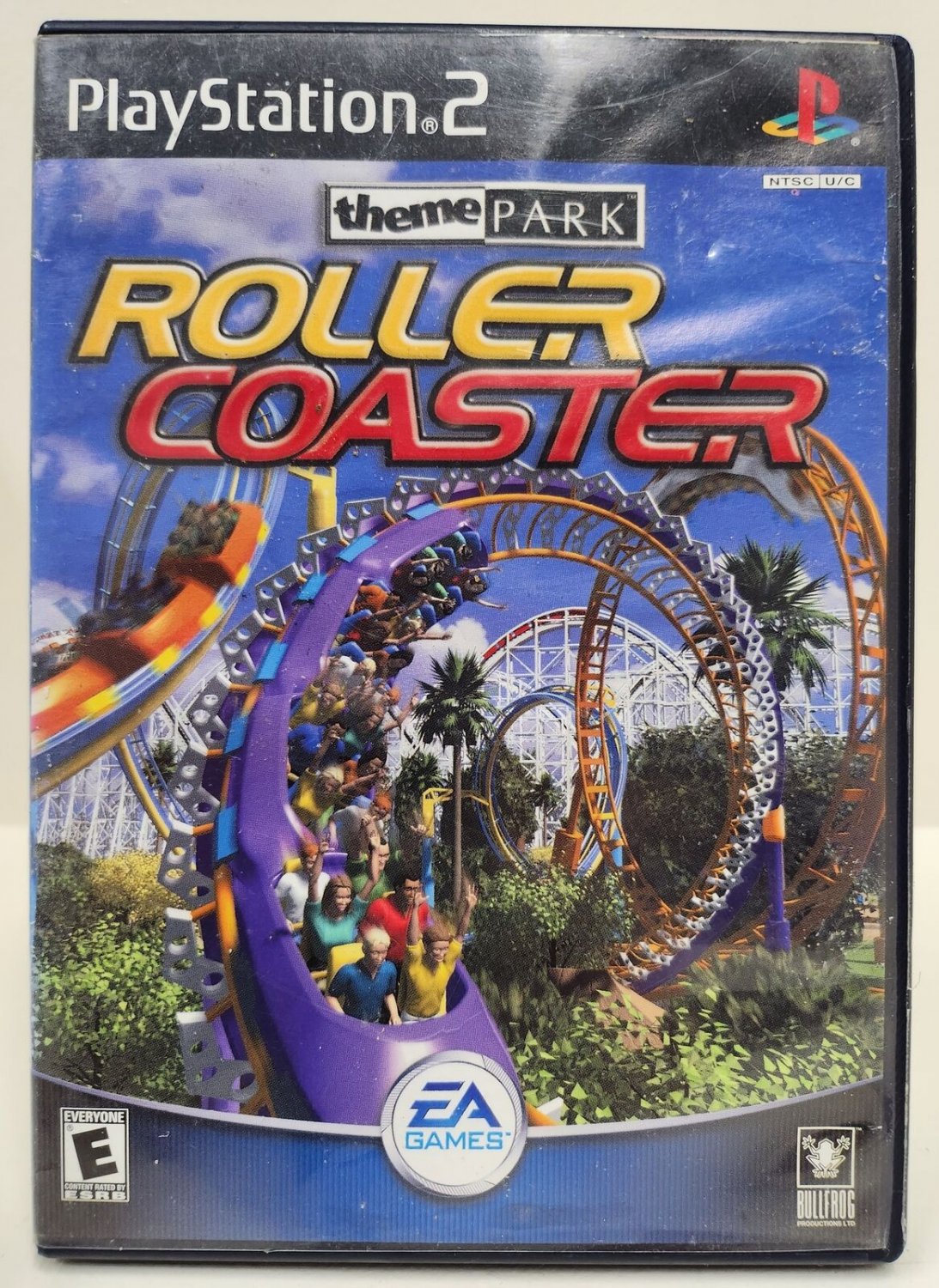 Theme Park Roller Coaster (PlayStation 2, 2000) Authentic Complete PS2