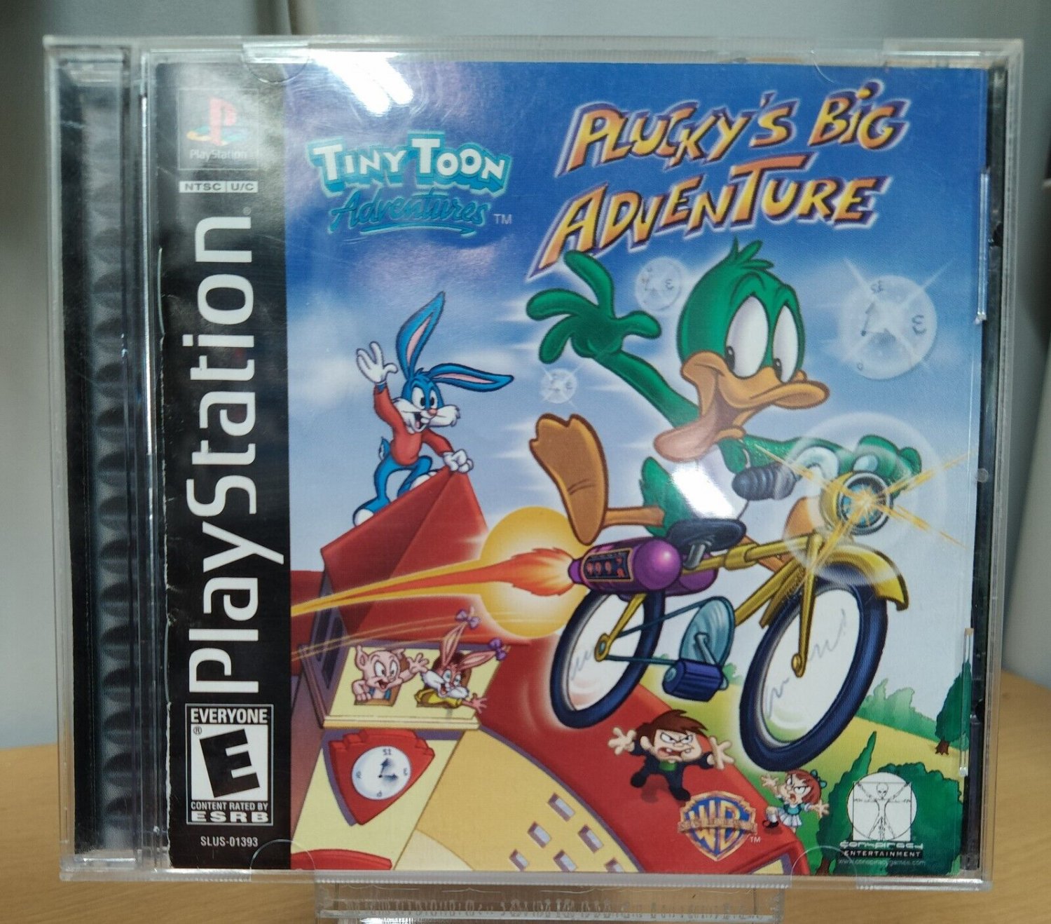 Tiny Toon Adventures: Plucky’s Big Adventure PS1 Black Label.