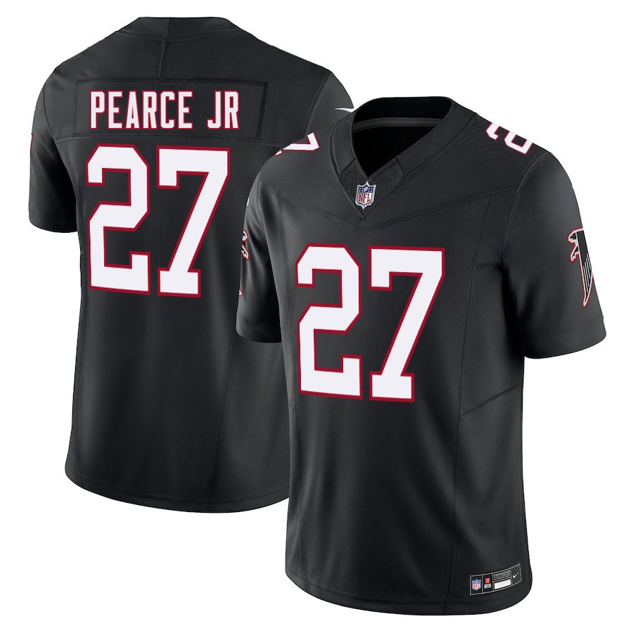 Atlanta Falcons #27 James Pearce Jr Black Alternate Limited Stitched Jersey