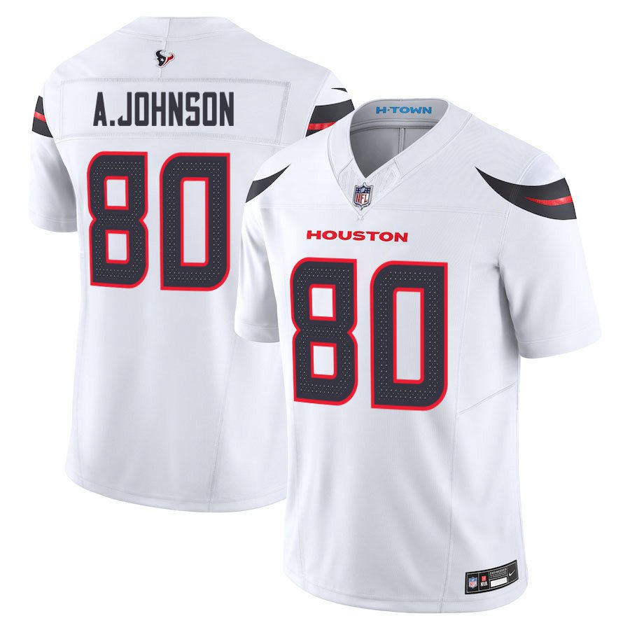 Houston Texans #80 Andre Johnson White Limited Stitched Jersey