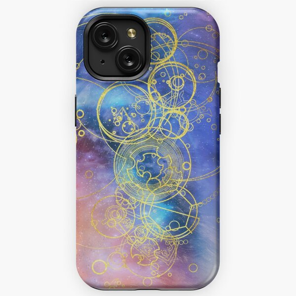 2024 Design Time Lord Writing (vortex hues) iPhone Tough