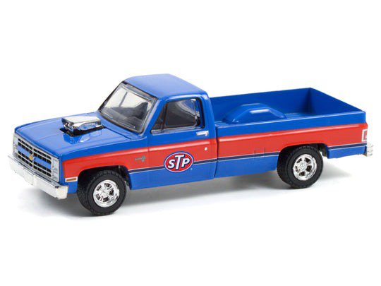 1987 Chevrolet Silverado with Blown Engine "STP" Diecast 1:64 Scale Model