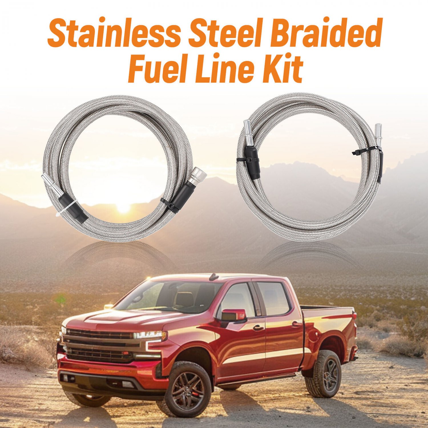 Fuel Lines Quick Fix Kit for Chevy Silverado GMC Sierra 1500/2500 2004-2010