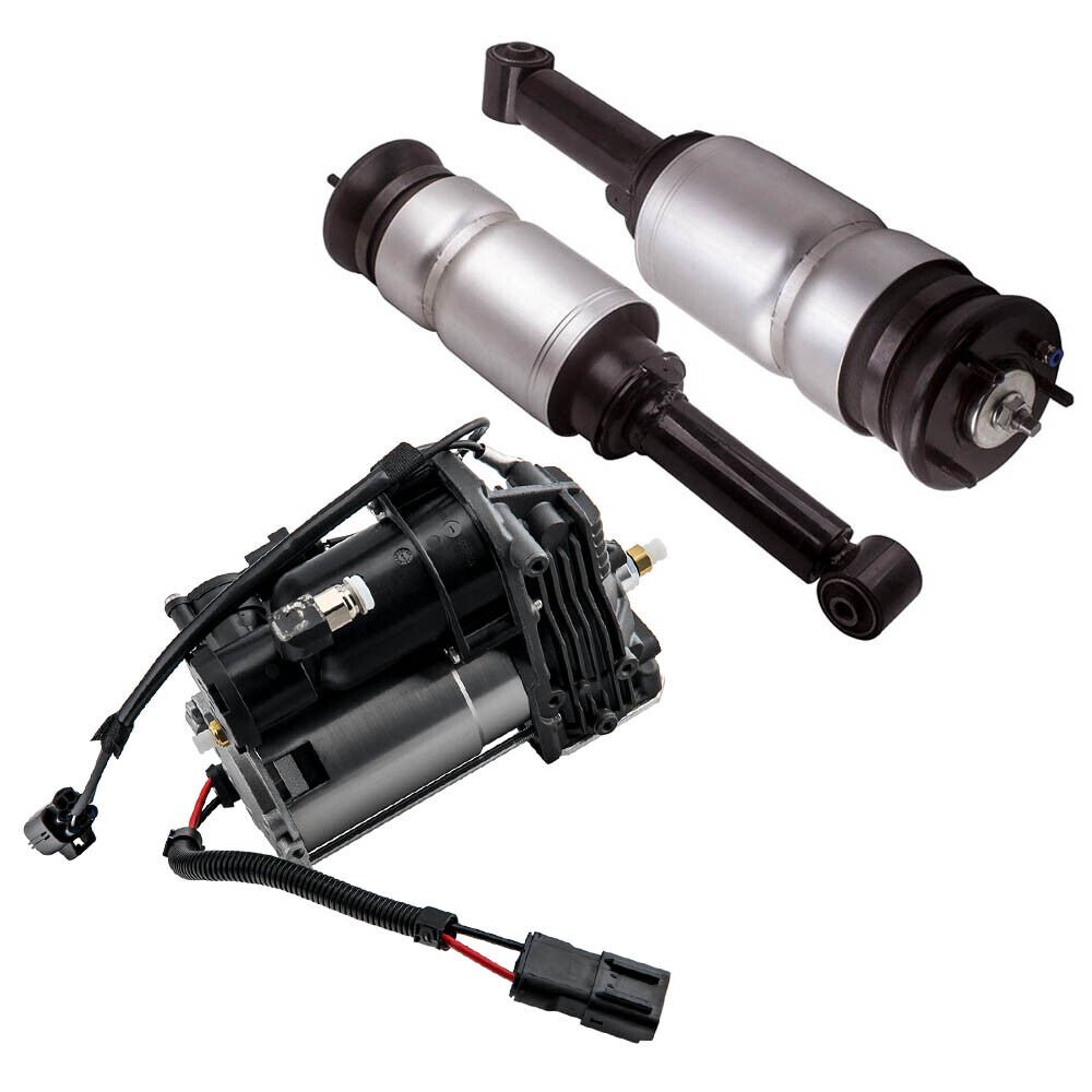 Pair Front Air Spring absorber Shock Compressor For Land Rover Range ...