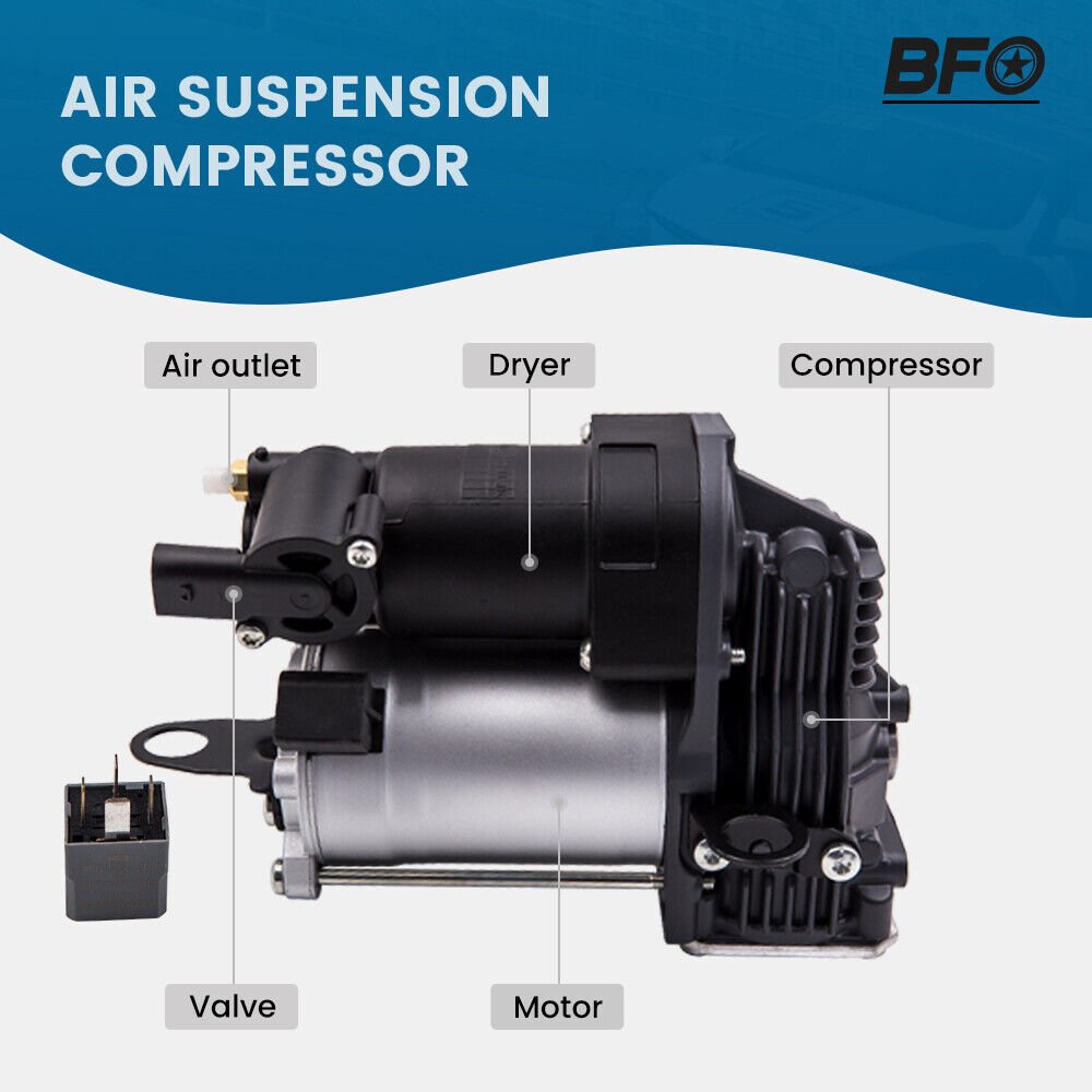 Air Suspension Compressor Pump Fit for Mercedes S-Class W221 2007 2008 ...