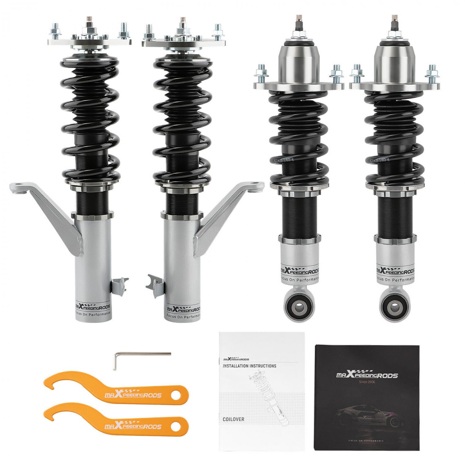 24 Click Damper Coilovers Lowering Kit for Honda Civic & SI 01-05 EM2 ES ET
