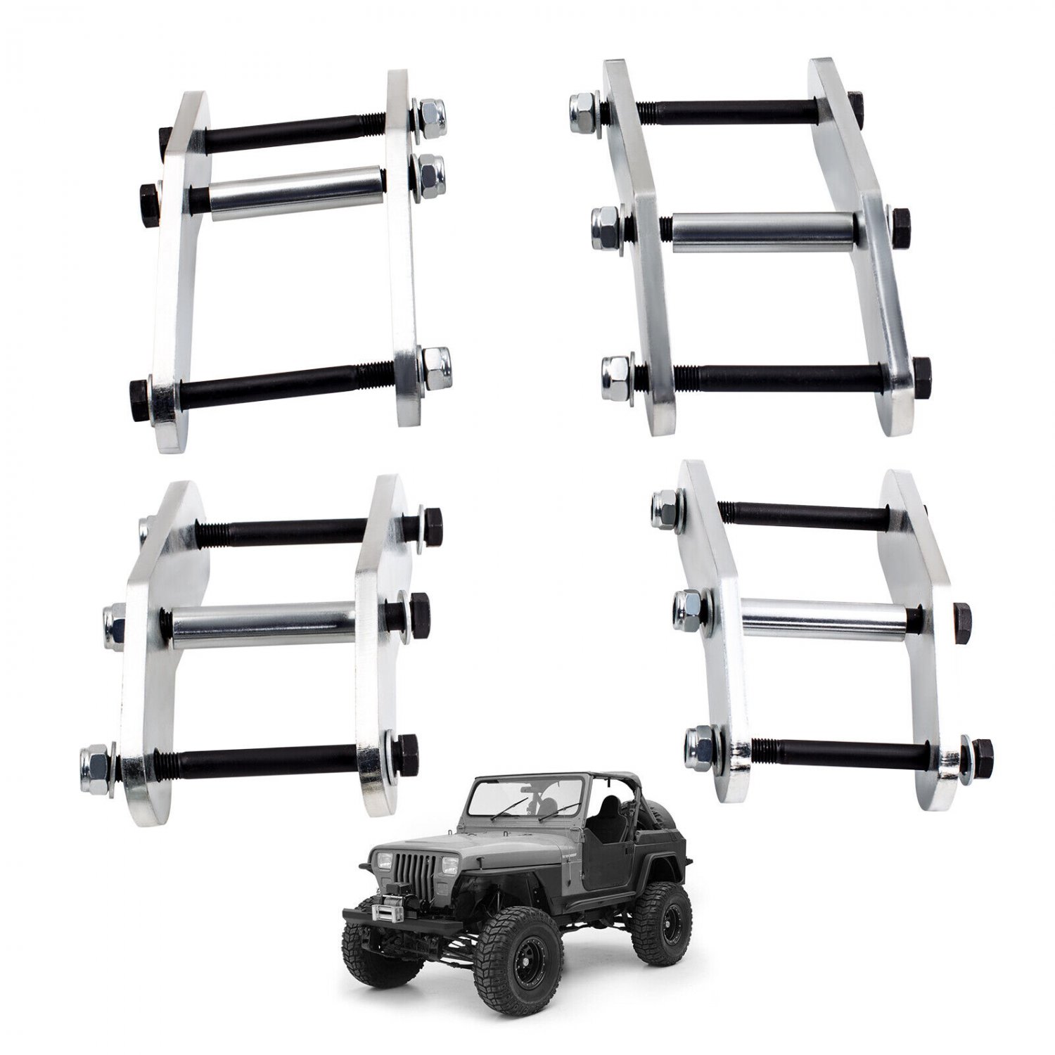 1.25" Suspension Lift Kit Shackles For Jeep Wrangler YJ 2WD 4WD 1987-1995
