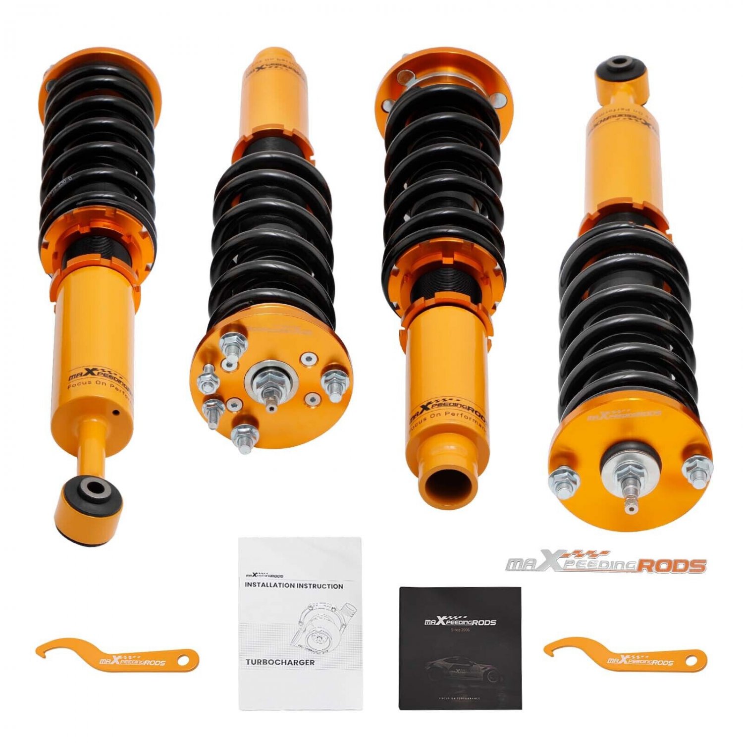 Coilover 24 Way Damper Lowering Kit For Honda Accord 03-07 /Acura TSX ...