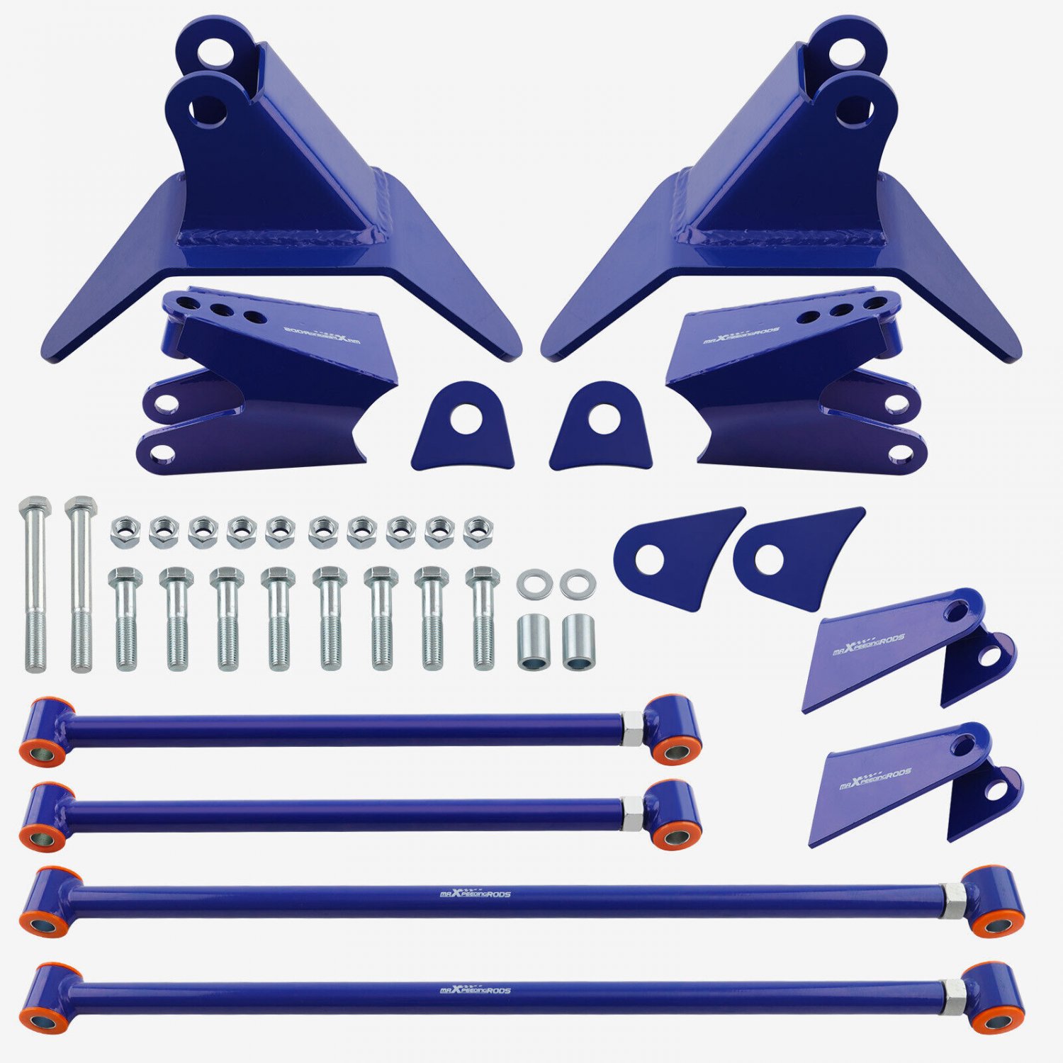 Triangulated Rear 4-Link SuspensionLink Kit For Chevy S10 Trucks 1994-2004