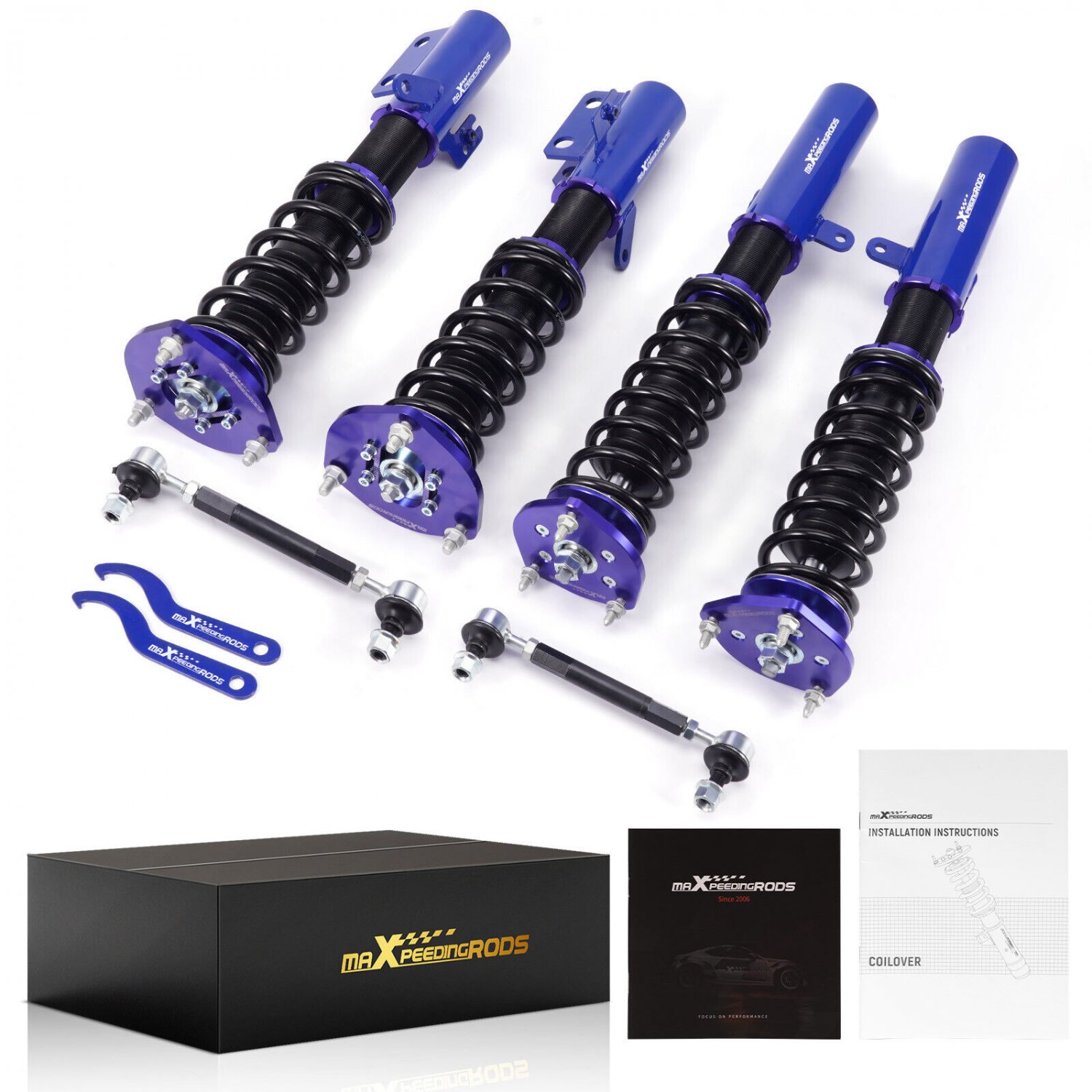 MaXpeedingrods Coilovers Shocks Suspension Kit For Toyota Camry 2007-2011