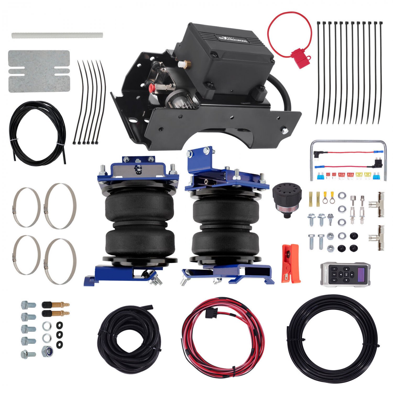 Air Suspension Kit + Wireless Compressor Kit For Dodge Ram 1500 PICKUP ...