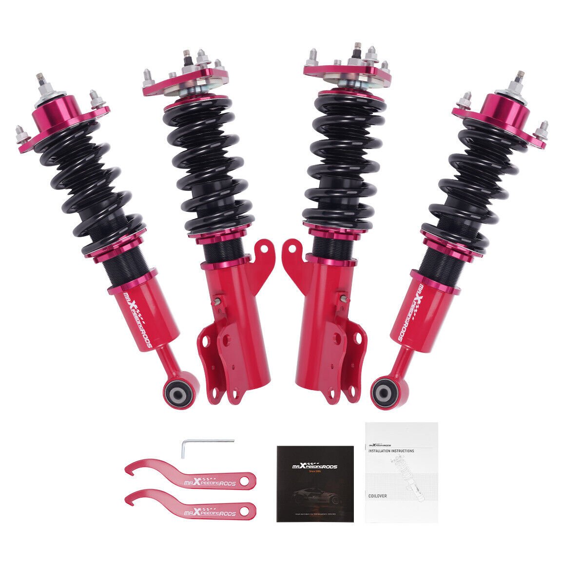 24 Step Adjustable Coilovers Lowering Suspension Kit for Mitsubishi ...