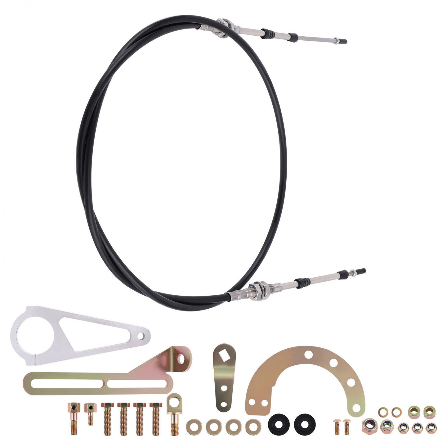 Cable Shifter Linkage Kit Transmission For GM THM200-4R THM350 THM400 ...