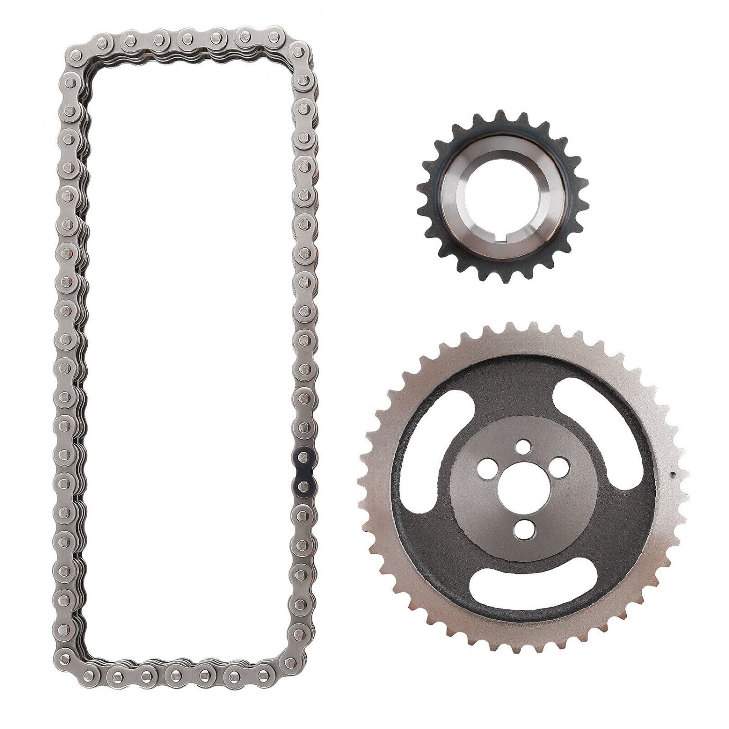 Double Roller Timing Chain Set Alloy for SBC 5.7L 283 305 327 350 383 400