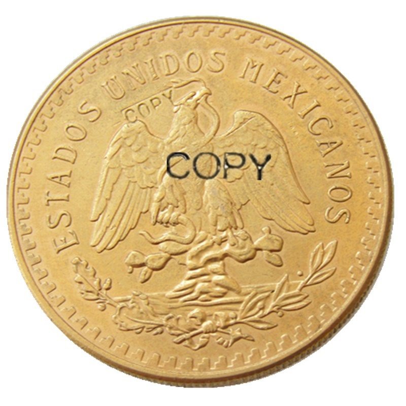 1943 Mexico 50 Peso Gold Plated Copy Coin